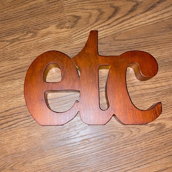 Home Collection | Accents | Solid Wood Freestanding Words Etc | Poshmark